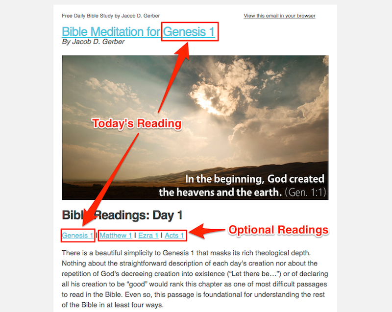 How Do I Use the Free Daily Bible Study Emails? | Free Daily Bible Study